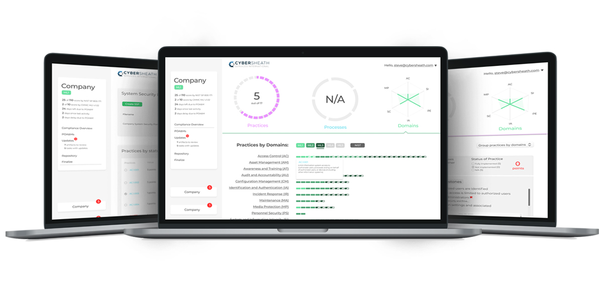 Compliance Visibility with CMMC Dashboard | CyberSheath